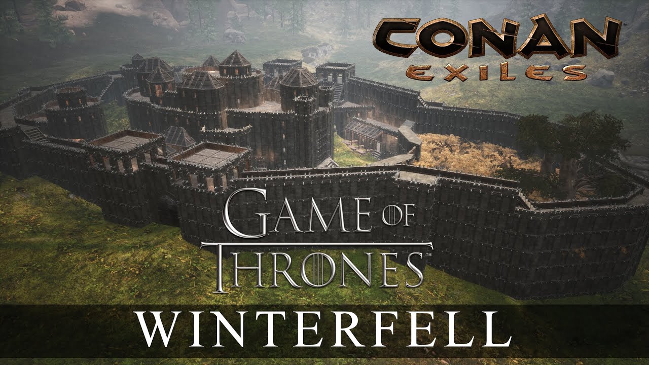 Conan Exiles | Winterfell | "Game of Thrones" speed building - YouTube