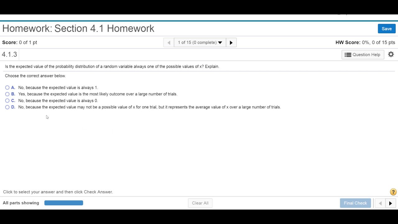 How to Solve a Statistics Question #70. [HD] - YouTube