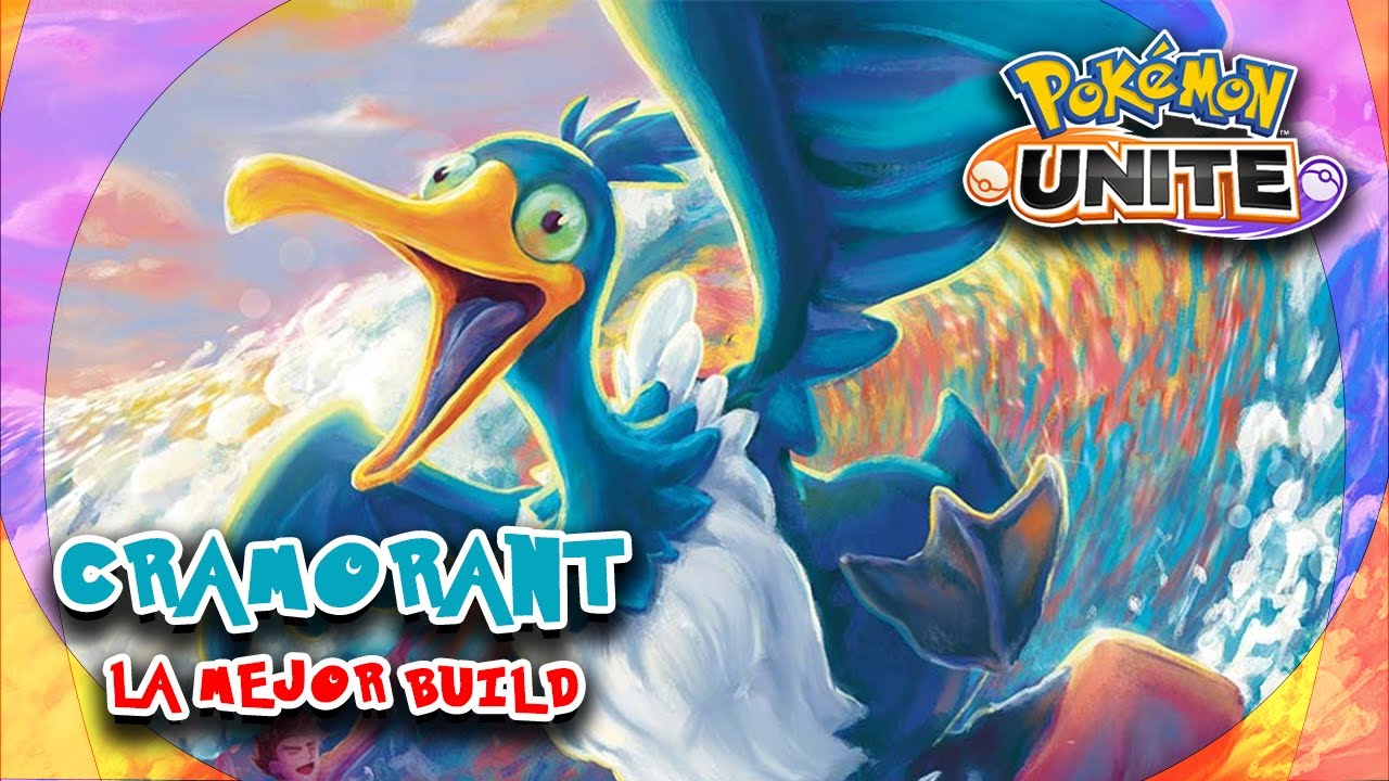 Pokémon unite " CRAMORANT " el pato básico es una bestia - YouTube