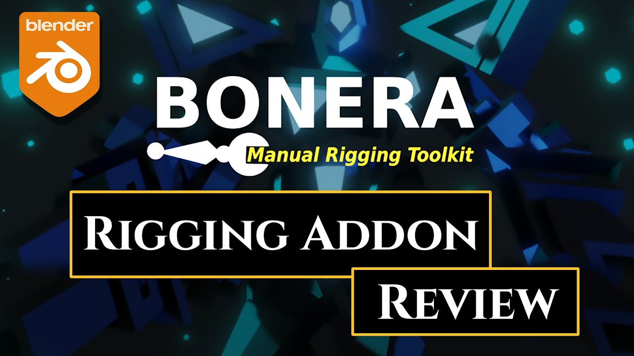 Bonera (Blender Addon) - Manual Rigging Toolkit - YouTube