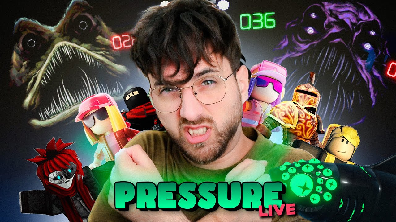 ROBLOX PRESSION, ON JOUE AVEC LE PLUS DE MONDE POSSIBLE pour du gros ...