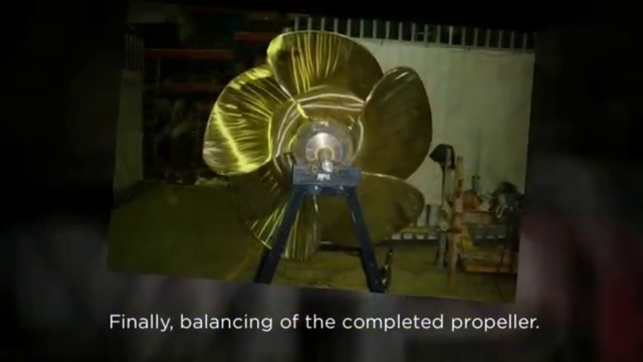Repair of a Heavily Damaged Propeller by MPR - YouTube