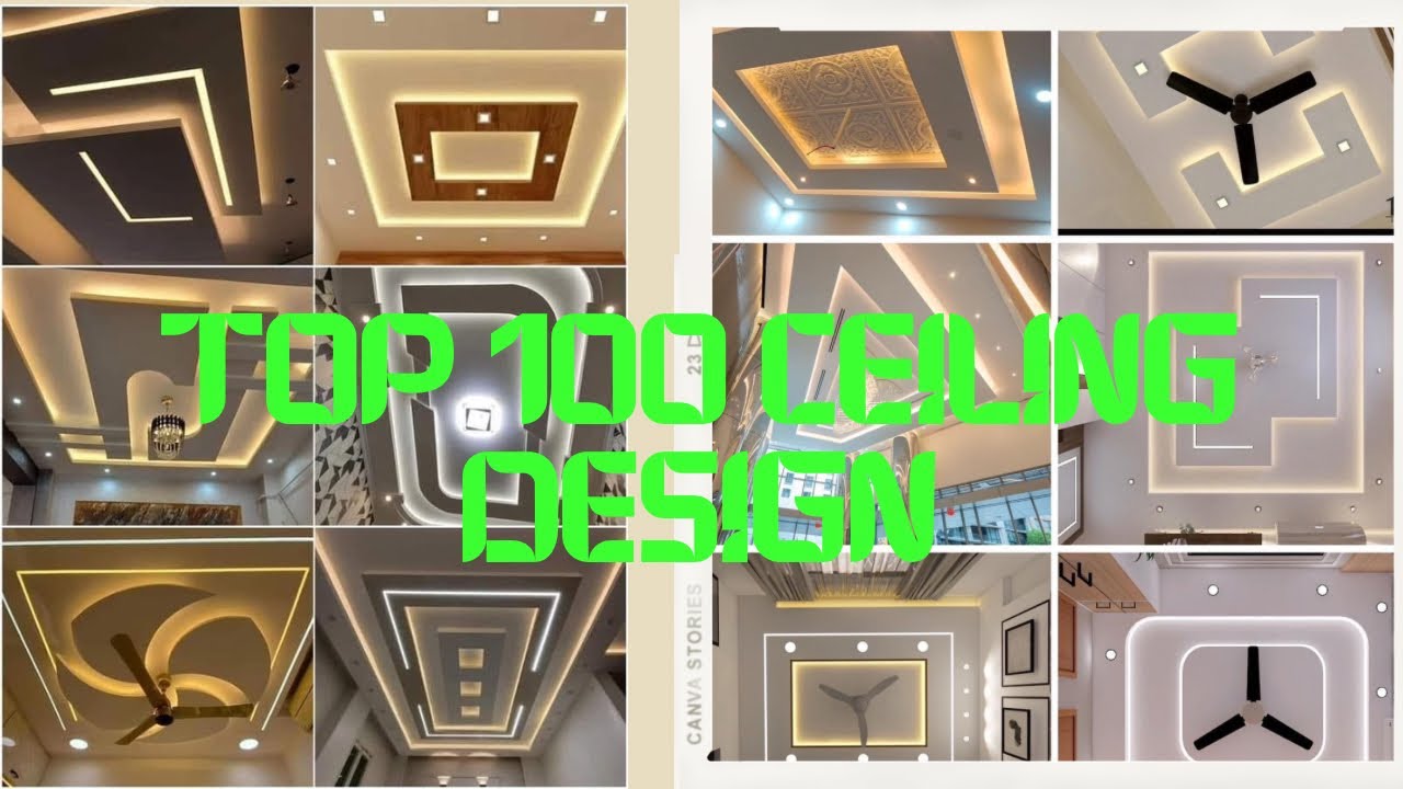 Top 100 ceiling design! bes new ceiling design ideas for bedroom living ...