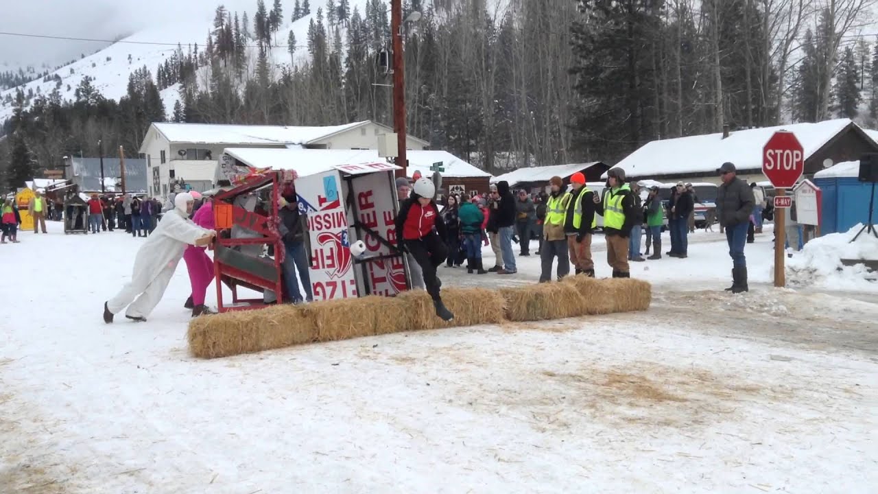 Conconully outhouse race! - YouTube