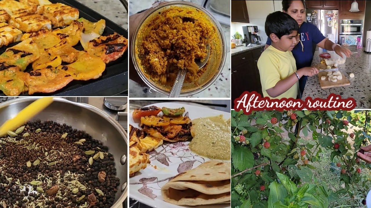 Afternoon routine| Easy Paneer Tikka recipe| Tea/Chai masala| Routine ...