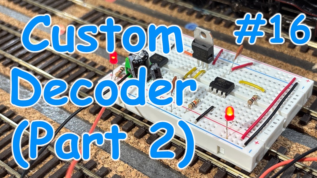 16. Marking a DCC function decoder (part 2) - Powering from DCC #dcc # ...