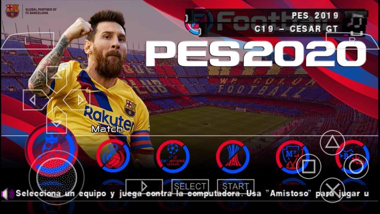 PES 2020 PPSSPP Camera PS4 New Face,Menu & Full Transfers Update [400 ...