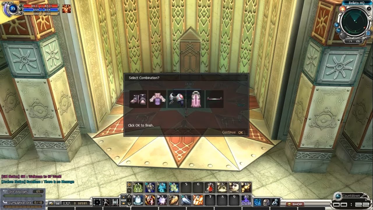 RF Online Level 35 Intense Armor Quest - YouTube