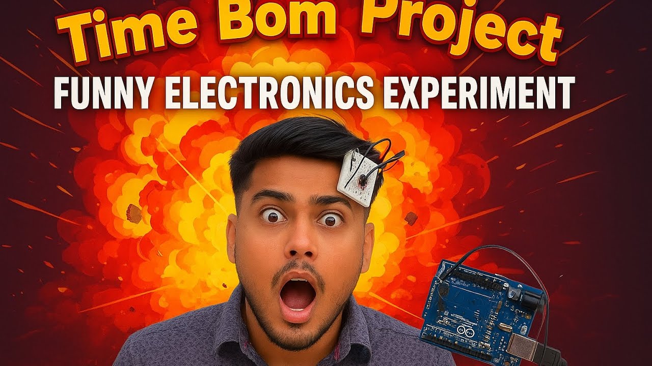 Time Bomb Funny Electronic Project #electronic #project #trending #diwali #special - YouTube
