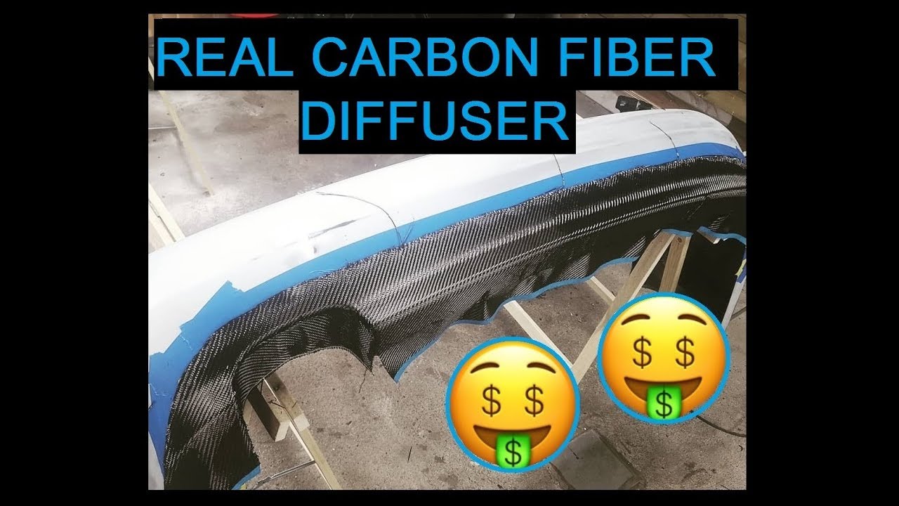 DIY Real Carbon Fiber Diffuser! All you need to know - YouTube