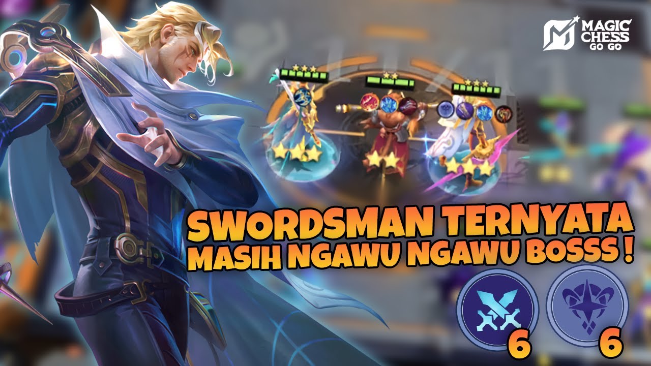 GUINEVERE + SWORDMAN , COMBO PALING TOPCER DI MAGIC CHESS GO GO. 6 ASSASSIN + 6 ASTRO !! - YouTube