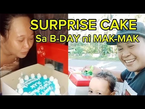Surprise Cake sa B-DAY ni Mak-Mak🥰 #ALBEM VLOG - YouTube