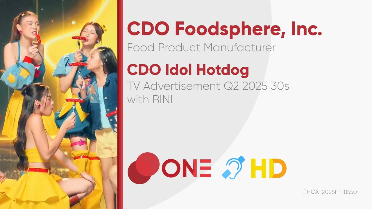 CDO Idol Hotdog TV Ad Q2 2025 15s with BINI (Philippines) [CC/HD] - YouTube