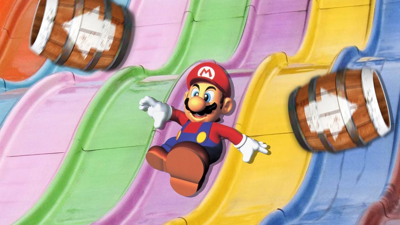 The Epic Mario 64 Slide Competition! - YouTube