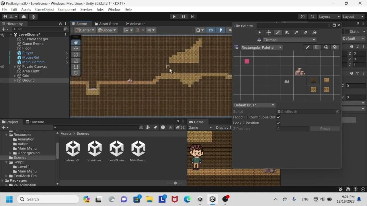 Menyusun Tilemap Game 2d di Unity - YouTube