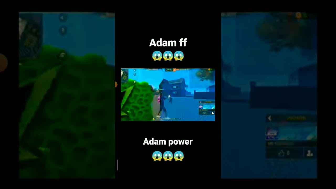 adam FF new gameplay adam power not judge my gameplay#short 😱😱😱 😭😭😭 ...