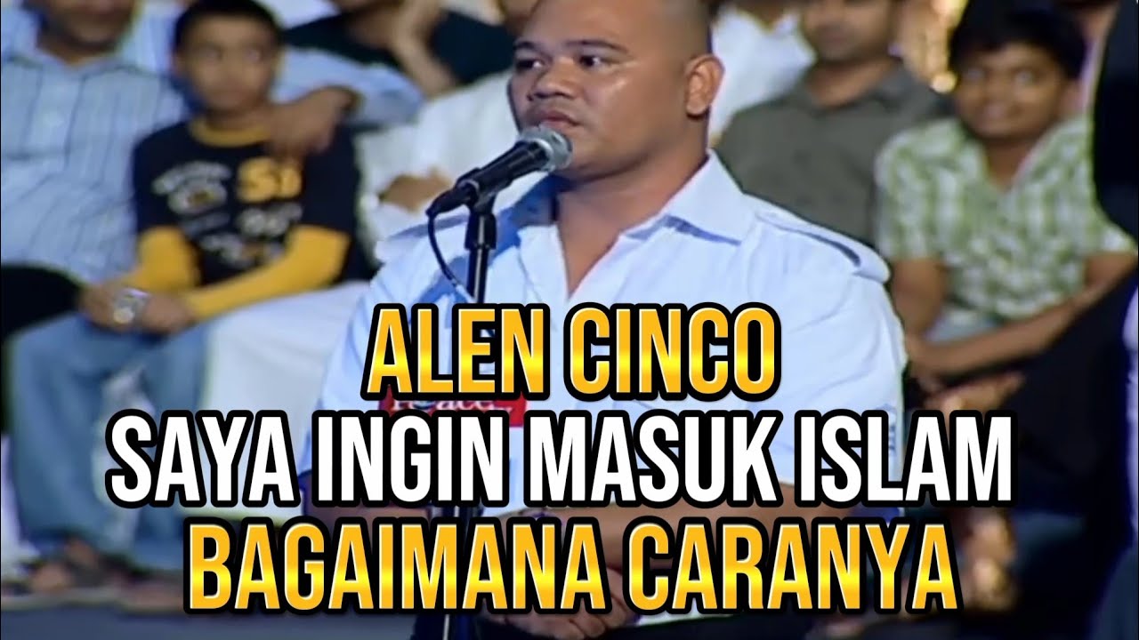 Mr Allen cinco dari Filipina bersyahadat dibimbing dokter Zakir naik. #zakirnaik #islam #mualaf ...