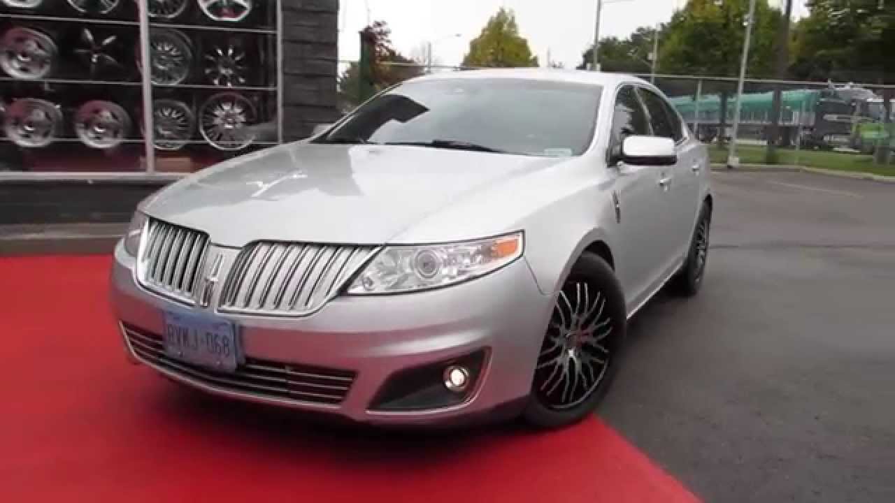HILLYARDS RIM LIONS 2009 LINCOLN MKS ON 20 INCH BLACK AND MACHINED ...