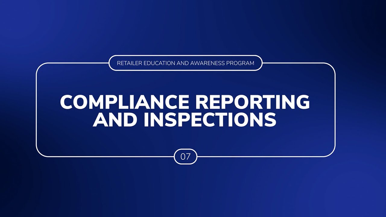 07 Compliance Reporting and Inspections - YouTube