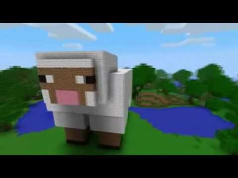 Minecraft sheep statue time lapse - YouTube