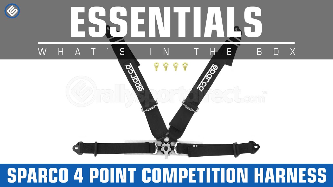 Sparco 4-Point Competition Harness- Whats in the Box? - YouTube