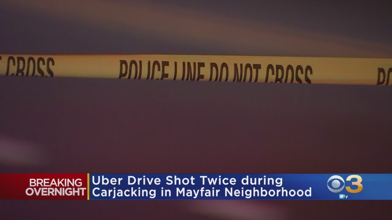 Uber Driver Shot Twice During Carjacking In Mayfair - YouTube