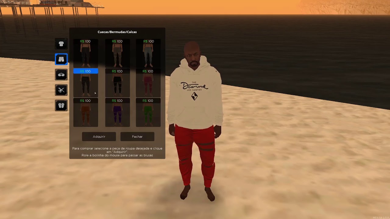 Sistema de customizar personagem NARP - YouTube