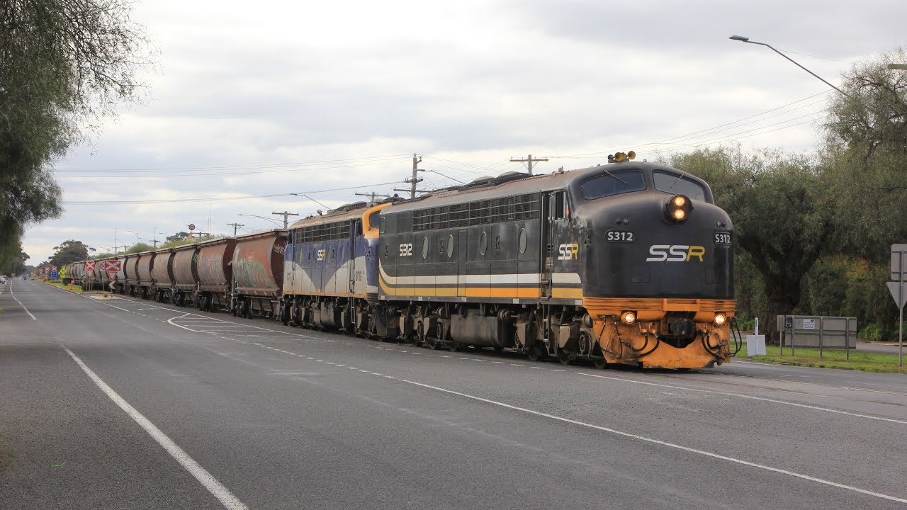 TRAINS DOWN THE CENTRE OF THE MAIN STREET - Heritage Passenger & Grain ...