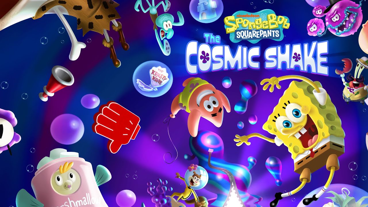 SpongeBob SquarePants: The Cosmic Shake SpongeBob's magical bubble wand ...