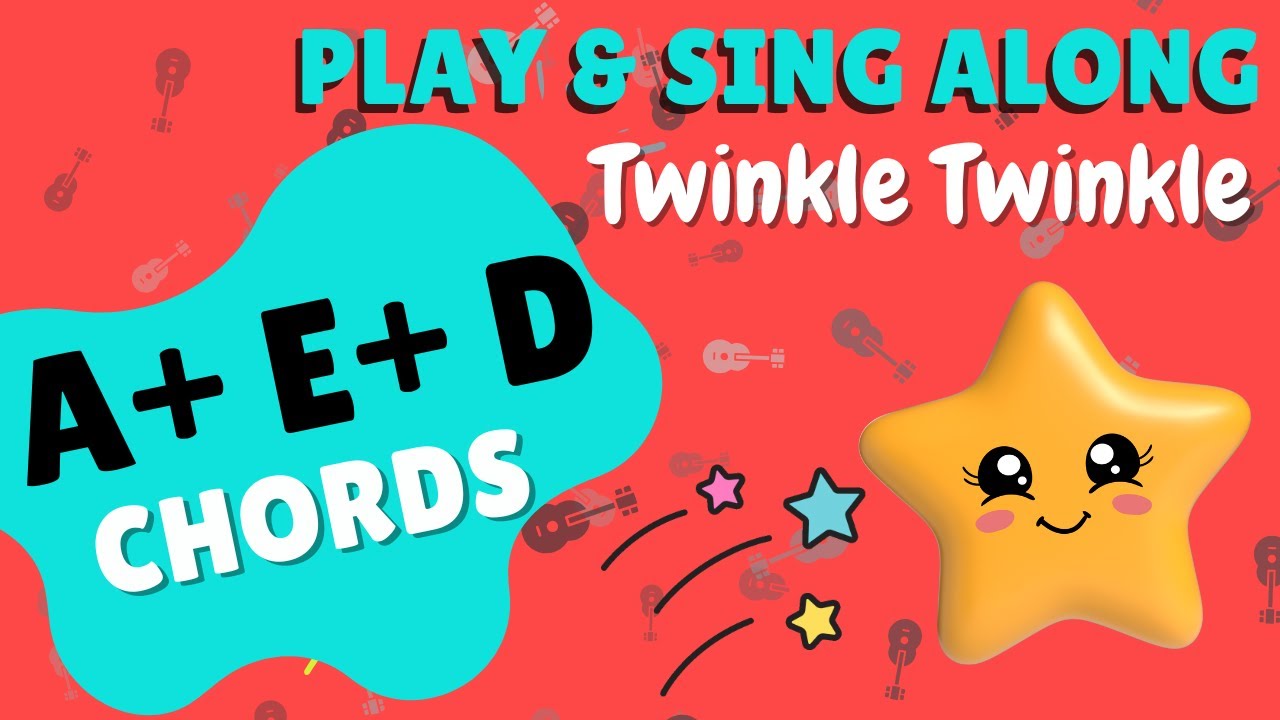 Lesson 13 - Play & Sing Along:🎸 Twinkle Twinkle #guitar #kids - YouTube