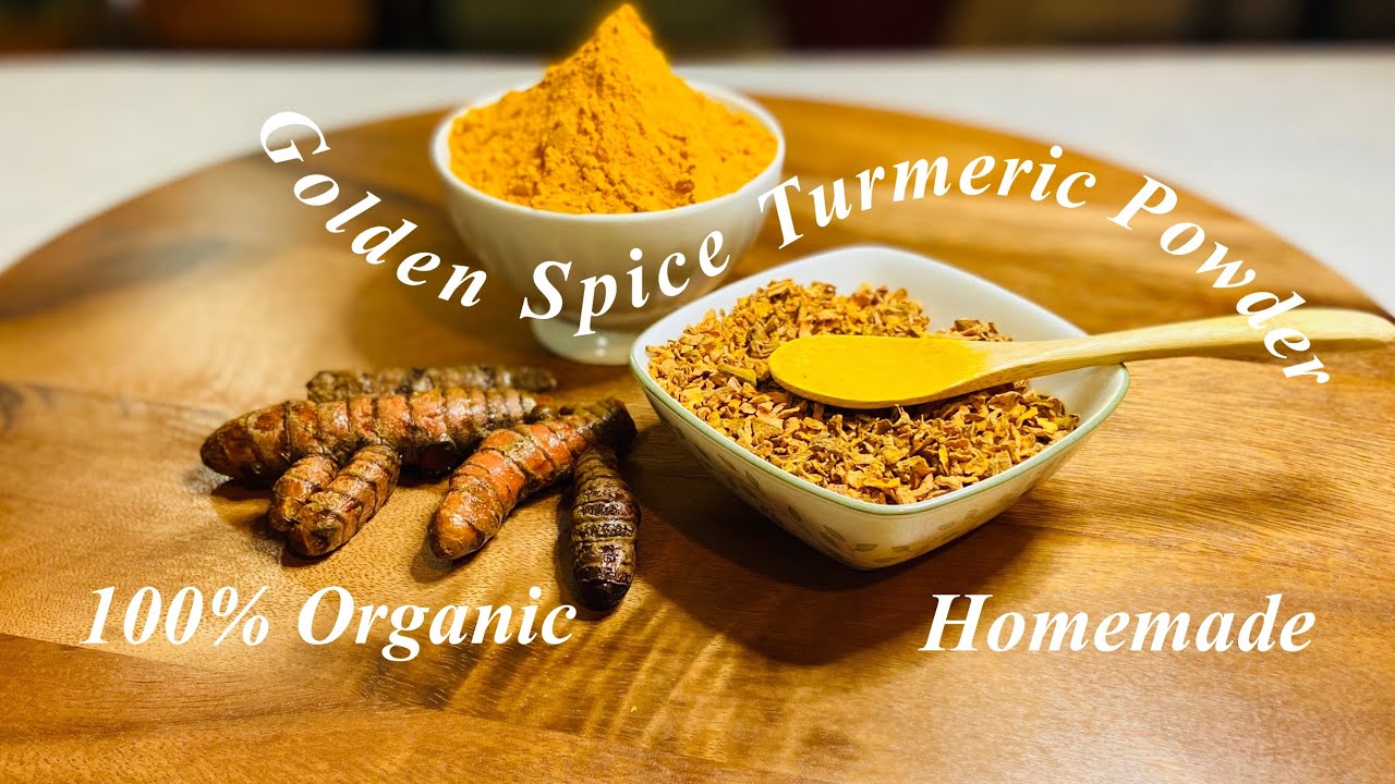 Make Your Own Turmeric Powder With No Preservatives | Curcumin Powder ...