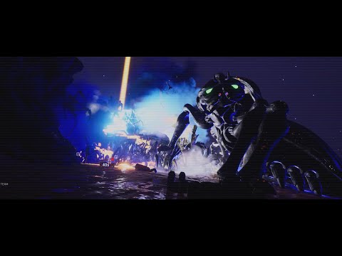 Starship Troopers: Extermination - TANKER BUG At Dropship! (cinematic 4K)