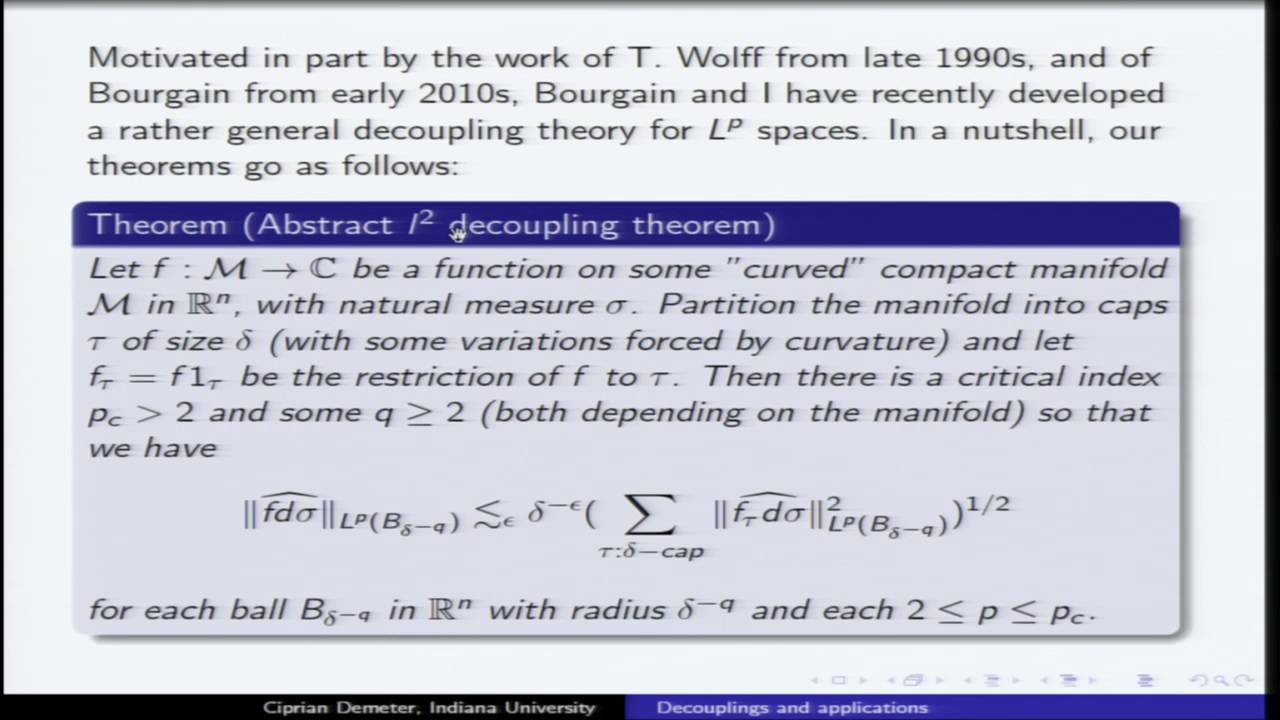 Decouplings and Applications: A Journey from Continuous to Discrete ...