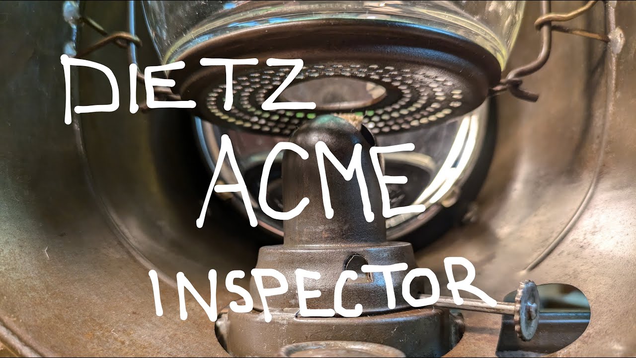 DIETZ ACME INSPECTOR lantern restoration - YouTube