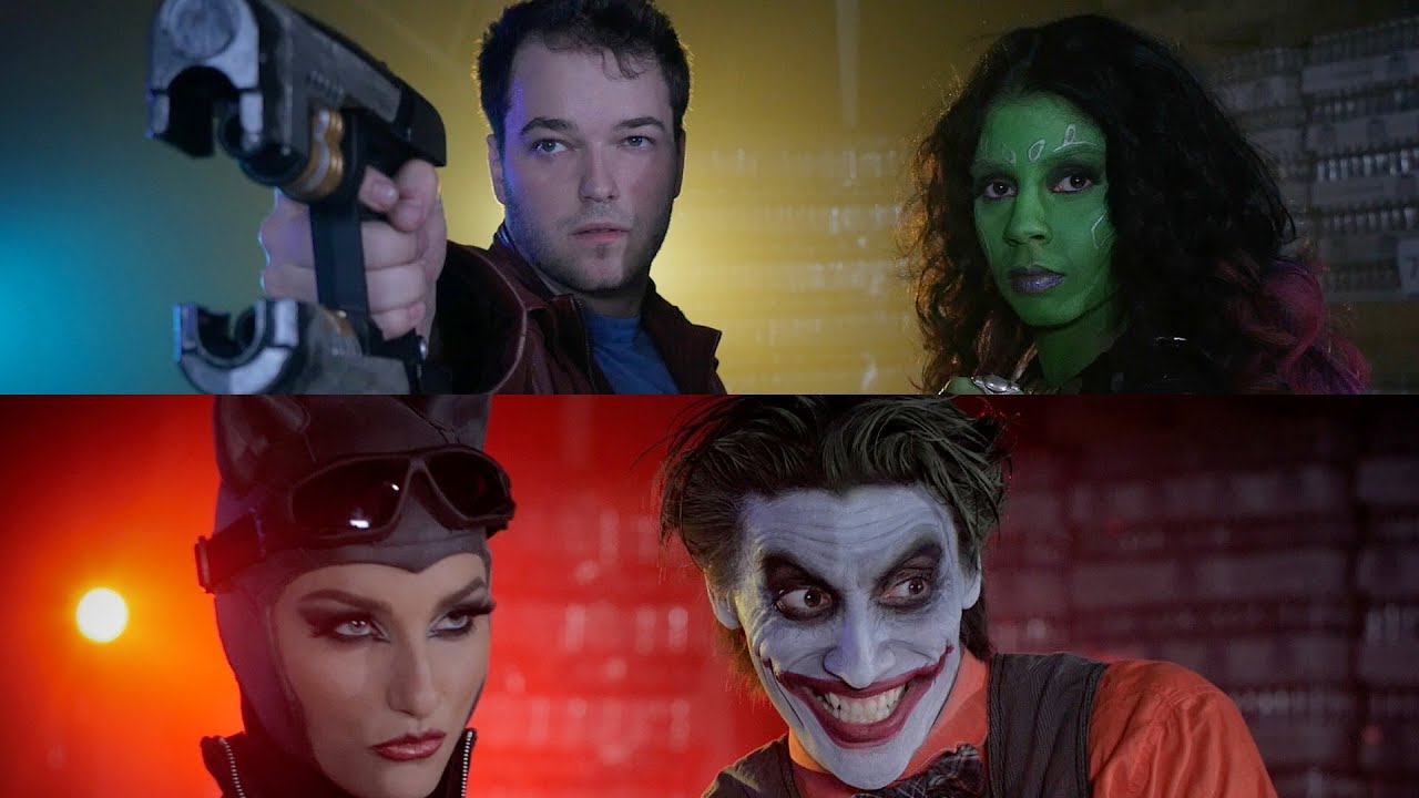 Super Hero Dance Battle - LOOT CRATE - Batman Joker Catwoman Guardians ...