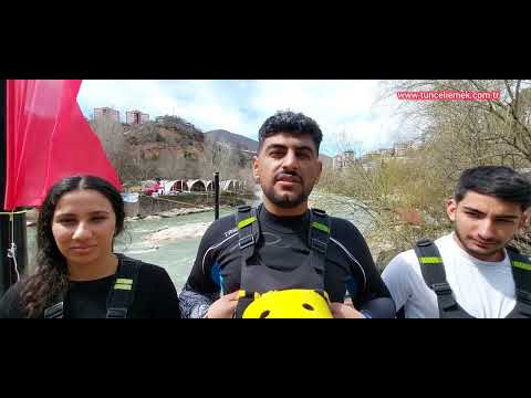 Tunceli'de Rafting Heyecanı 2'nci Gününde! Milli Takım İçin Sporcular Munzur'da!