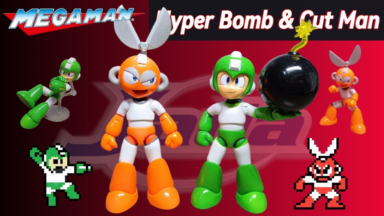 Jada Toys Hyper Bomb and Cut Man Review - These Megaman figures will ...