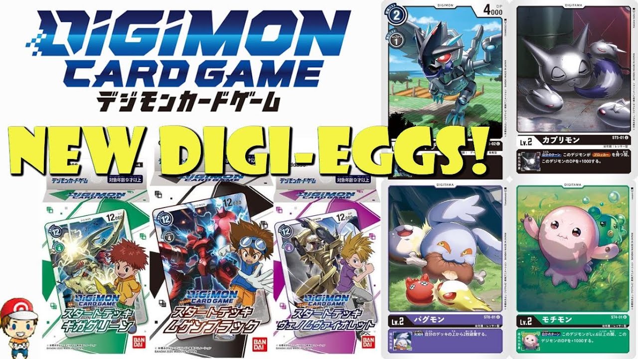 New Dig-Eggs Look Fun! Digimon TCG Starter Deck Reveals - YouTube