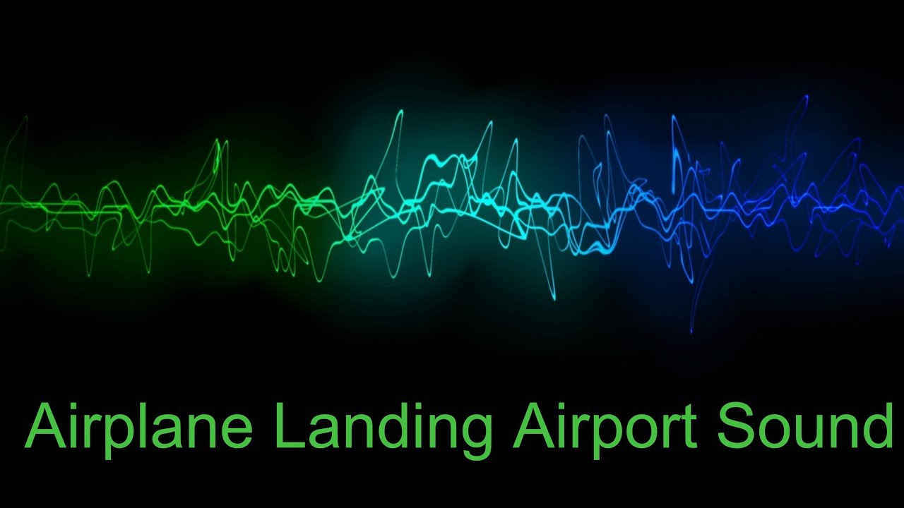 Airplane Landing Airport Sound - YouTube