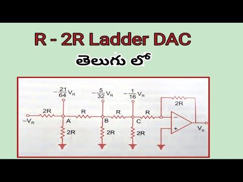 R-2R Ladder DAC explained in Telugu||ushendra's engineering tutorials - YouTube