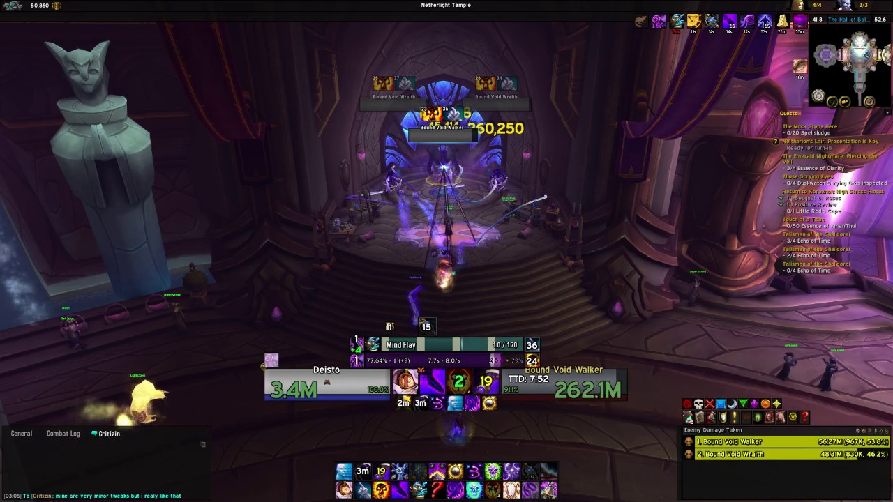 Shadow Priest UI/WA preview. - YouTube