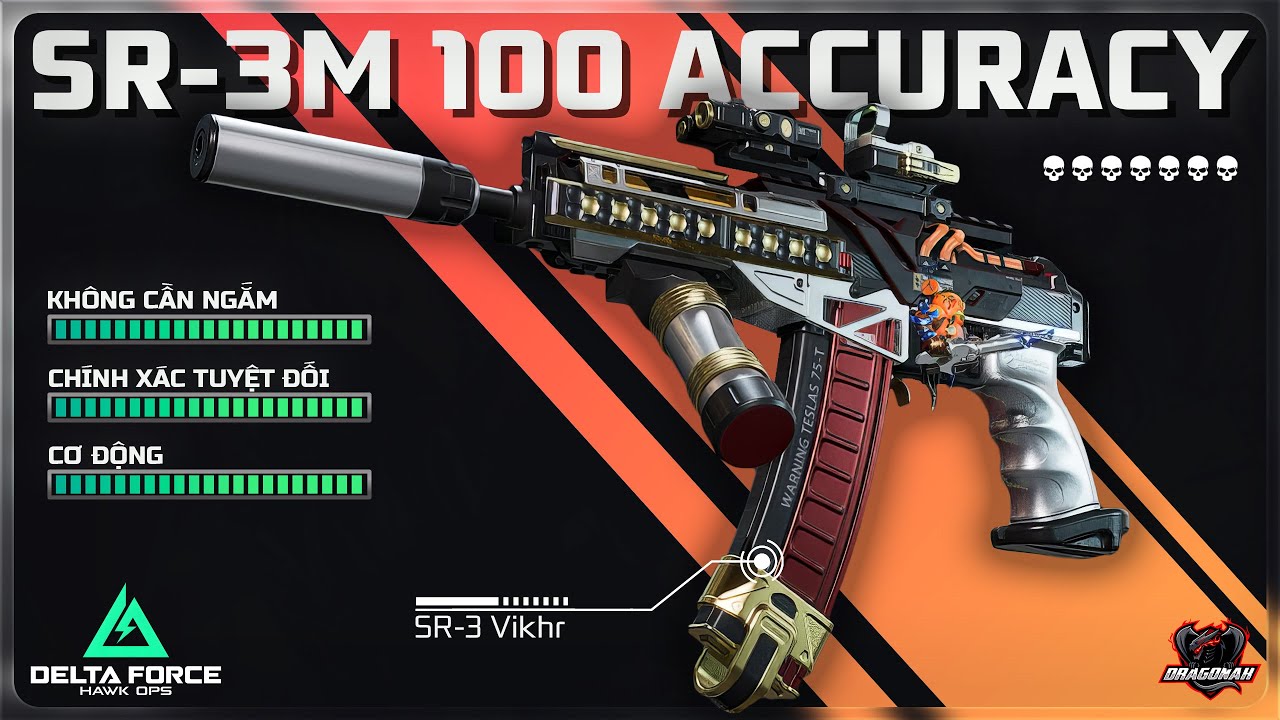 SR-3M LOADOUT 100 CHÍNH XÁC – KHÔNG NGẮM VẪN CHUẨN, CƠ ĐỘNG, DỄ MULTI KILL | DELTA FORCE ...