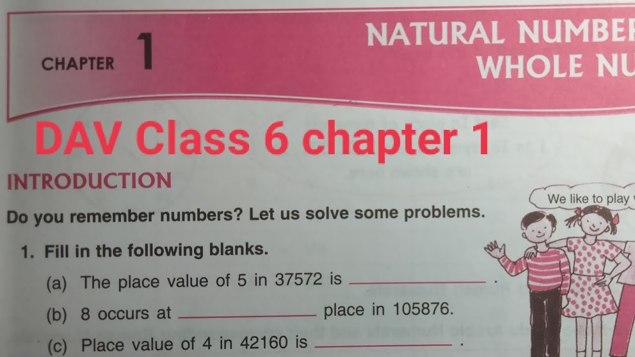 DAV Class 6 Math Chapter 1 Introduction Of Natural Number And Whole dav-class-6-math-chapter-1-introduction-of-natural-number-and-whole