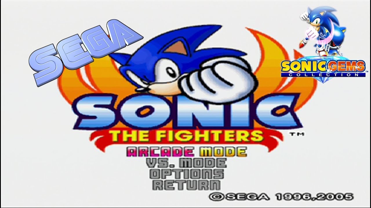 Sonic the Fighters - Sonic Gems Collection PS2 - YouTube