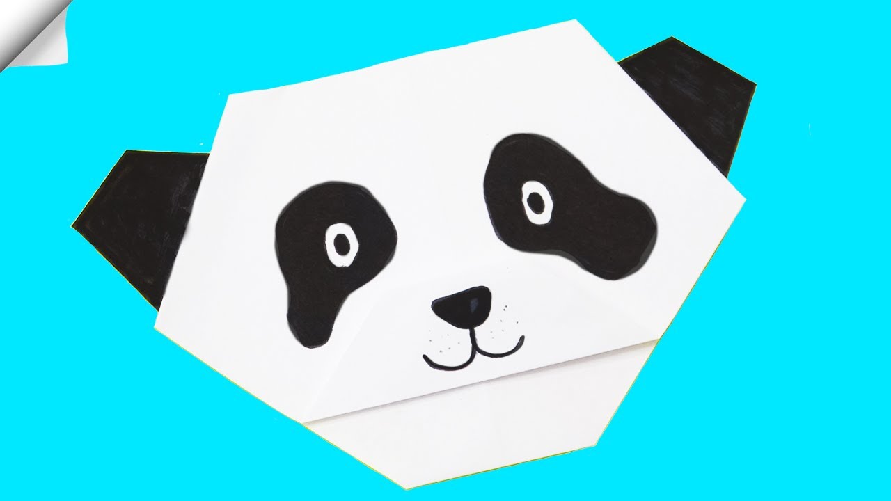 Origami paper panda | How to make paper toy - YouTube