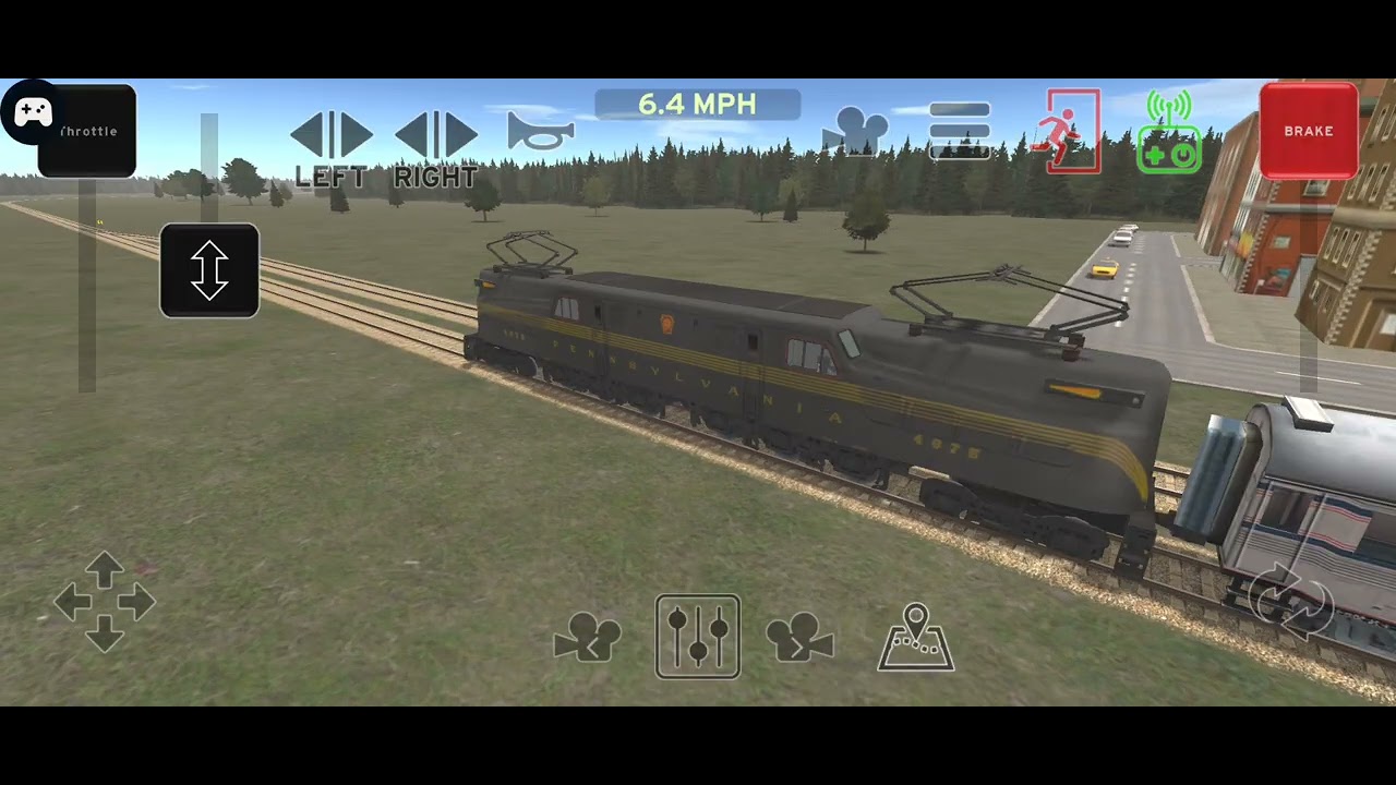 Passenger train simulator - YouTube