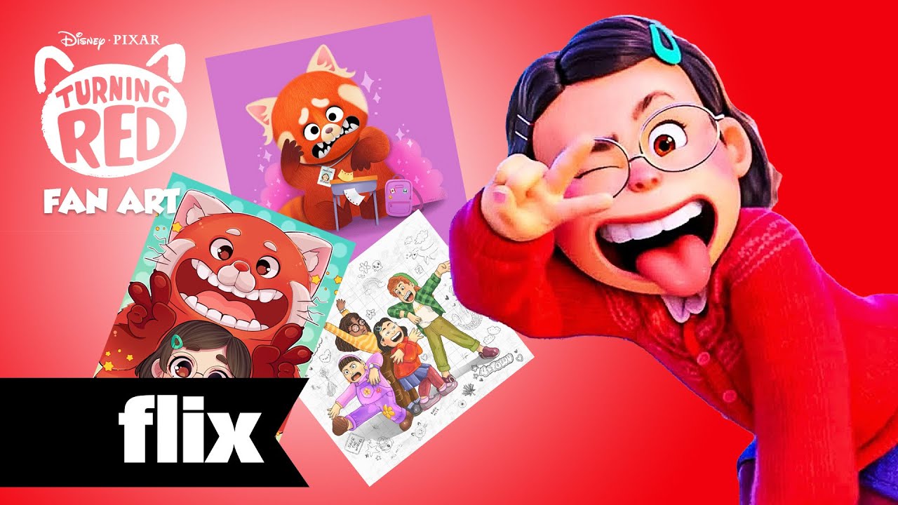 Disney Pixar - Turning Red - Fan Art - YouTube