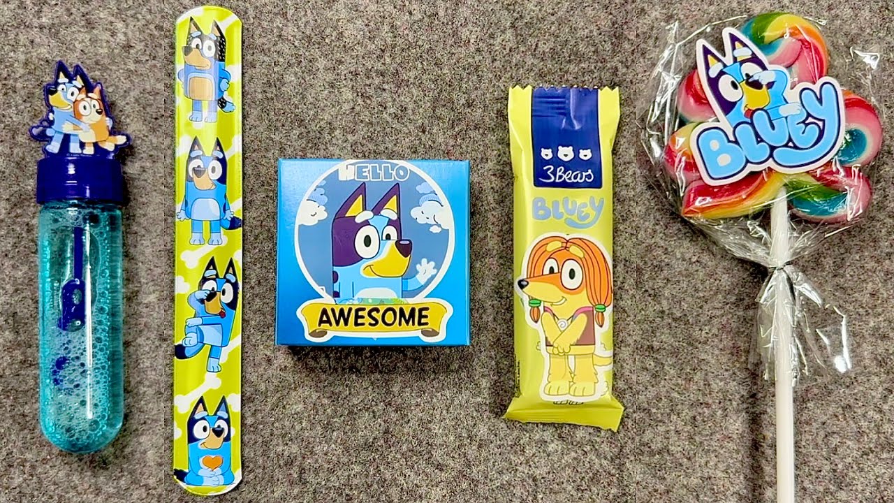 💥 Funny Candy ASMR 💥| Satisfying BLUEY Video | Soap Bubbles Surprise ...