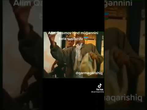 ALİM QASIMOV HİND MÜĞƏNNİNİ BELƏ SUSDURDU🎤