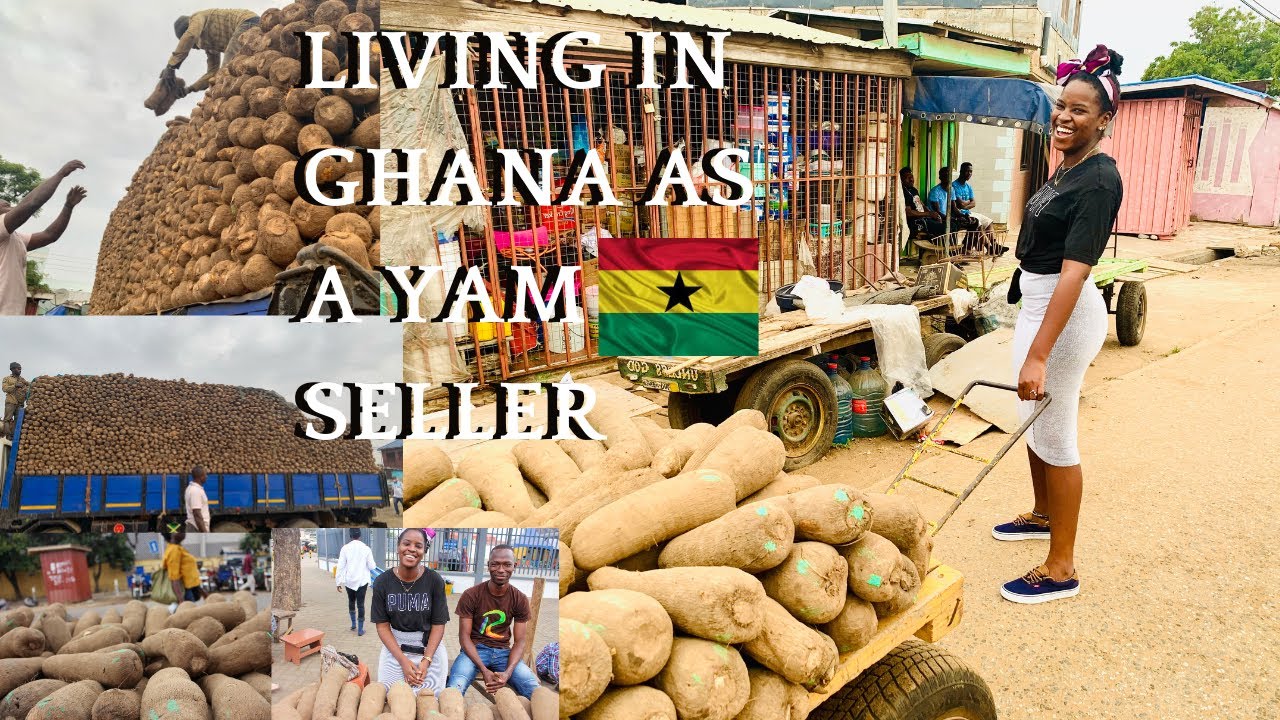 SELLING IN A GHANA MARKET | A DAY IN THE LIFE OF A GHANAIAN MARKET ...